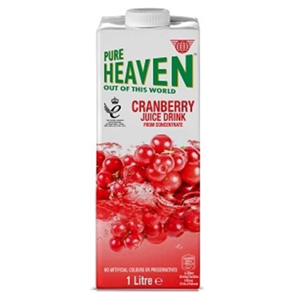Pure Heaven Cranberry Juice 1L
